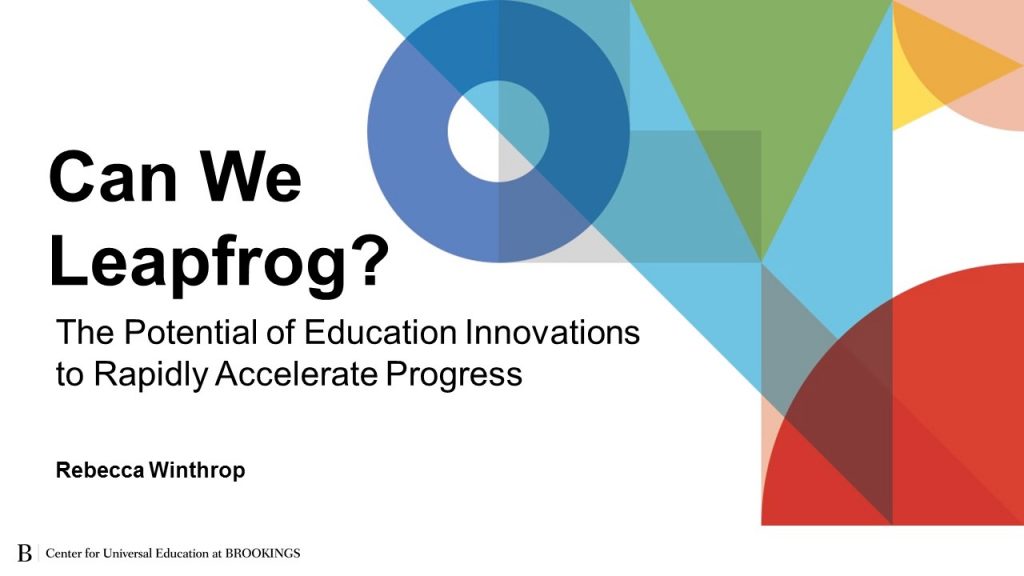 Learning to Leap – Educational Advancement in the Digital Age - Global ...